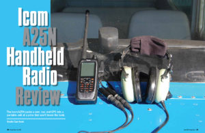 Icom A25N Handheld Radio Review – From Cessna Flyer June 2021 – Icom ...